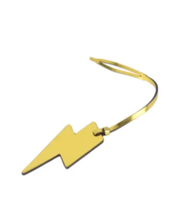 COACH Lightning Keychain - Yellow