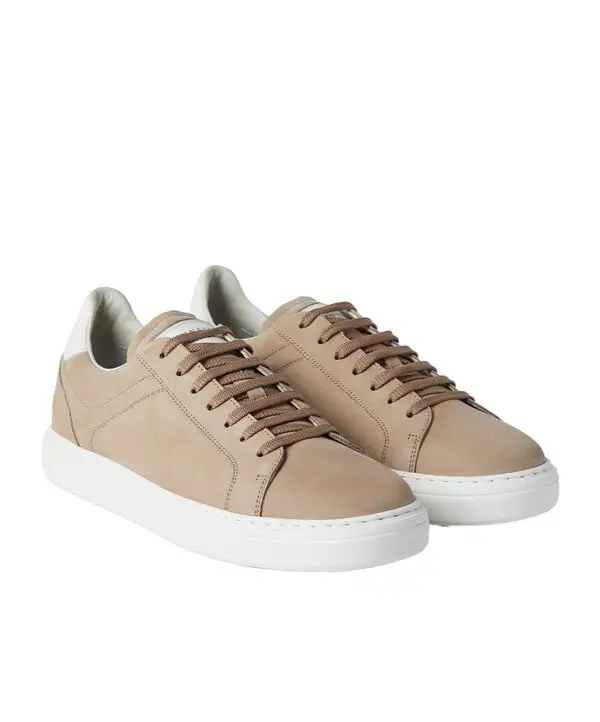 Brunello Cucinelli Round-toe Lace-up Sneakers