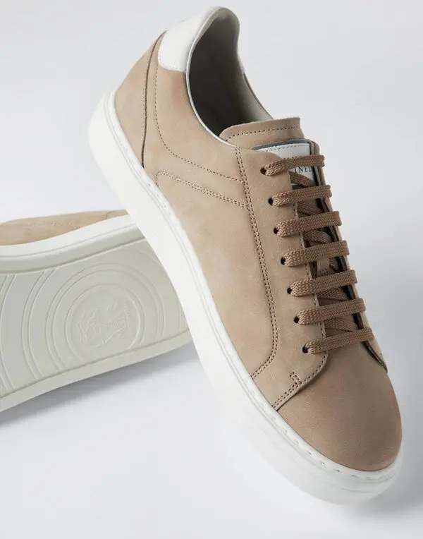 Brunello Cucinelli Round-toe Lace-up Sneakers