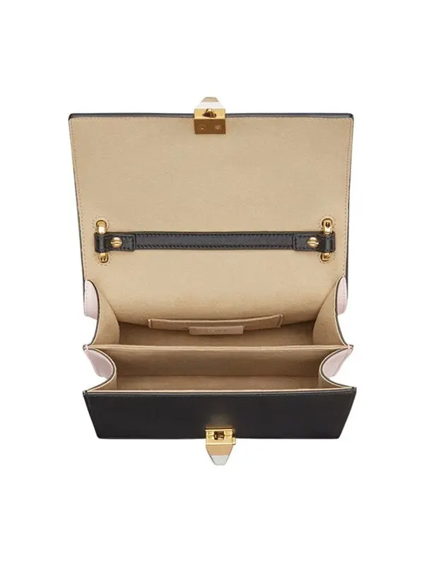 Fendi X Fila Mania Series Shoulder Bag - Black