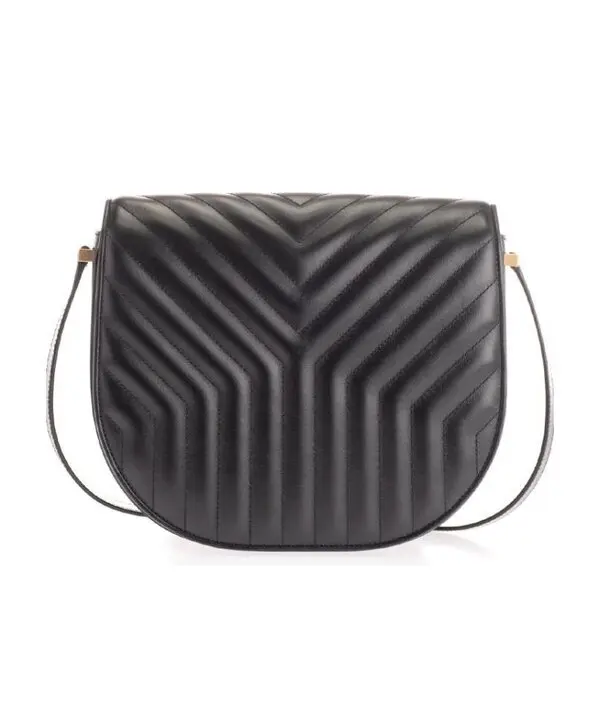 Saint Laurent Joan Quilted Shoulder Bag - Black