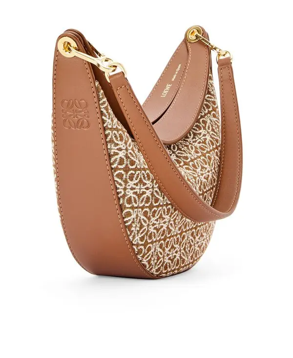 Loewe Small Luna Bag In Anagram Jacquard And Classic Calfskin