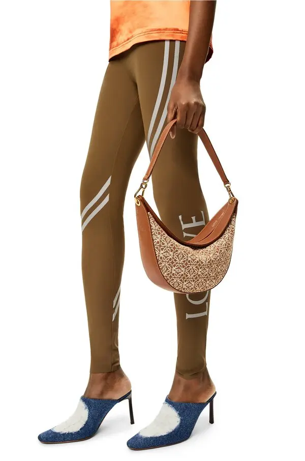 Loewe Small Luna Bag In Anagram Jacquard And Classic Calfskin