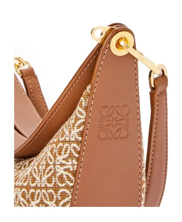 Loewe Small Luna Bag In Anagram Jacquard And Classic Calfskin