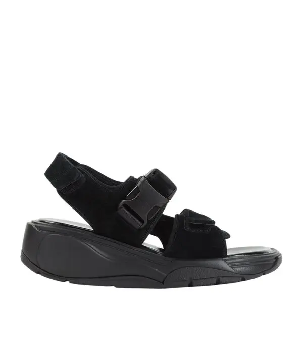 Phoebe Philo Platform Sports Sandals - Black