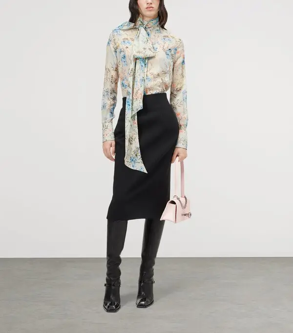 Alexander McQueen Silk Floral Shirt