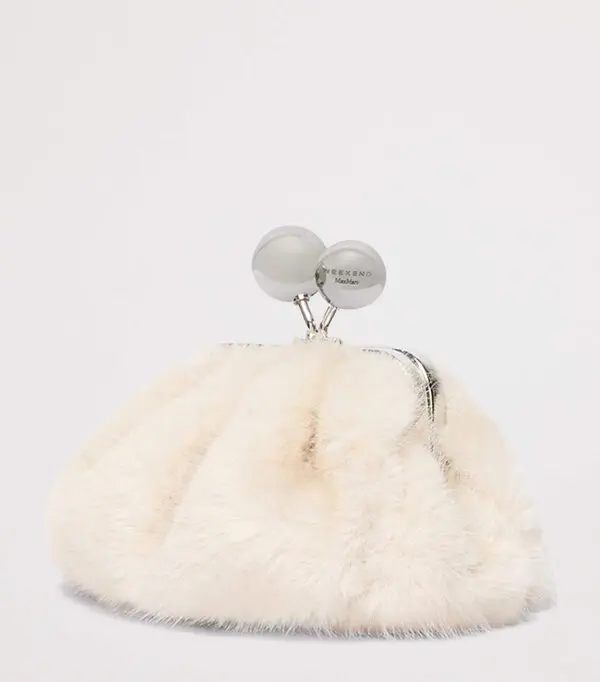 Max Mara Faux Fur Pasticcino Clutch