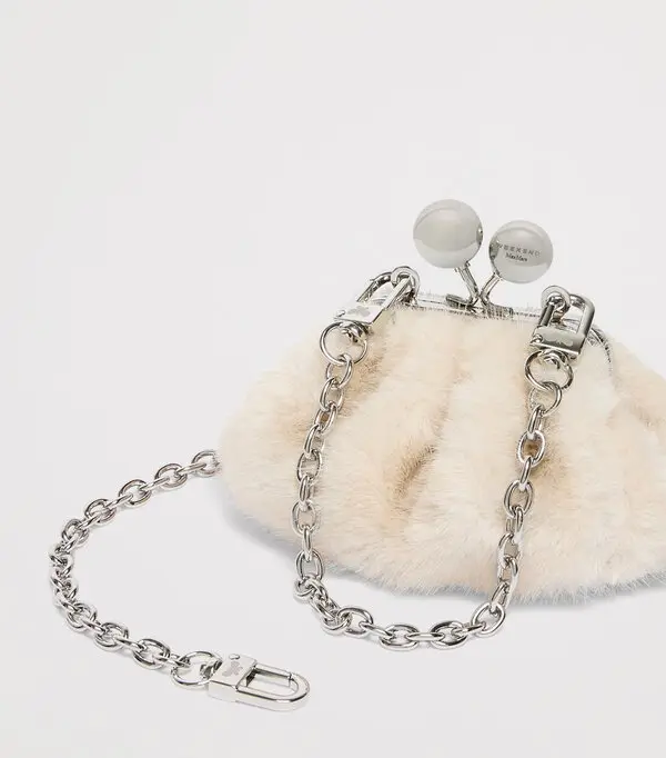 Max Mara Faux Fur Pasticcino Clutch