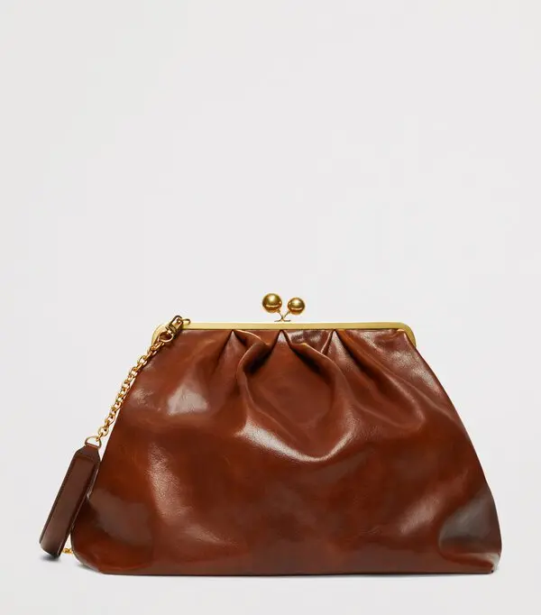 Max Mara Leather Pasticcino Pouch