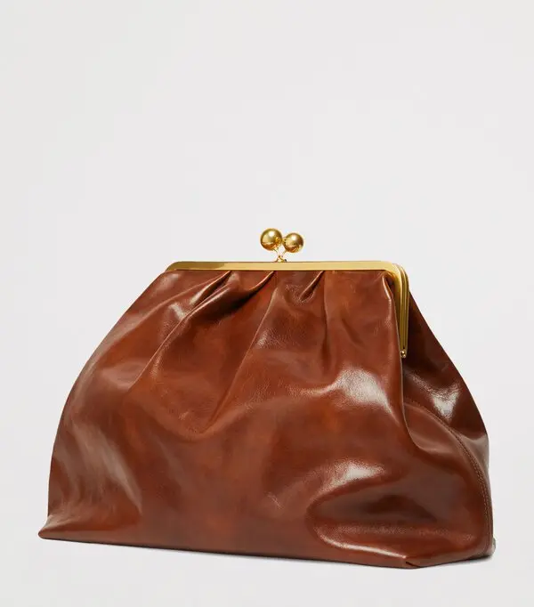Max Mara Leather Pasticcino Pouch
