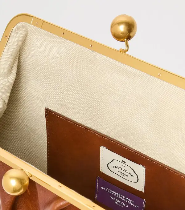 Max Mara Leather Pasticcino Pouch