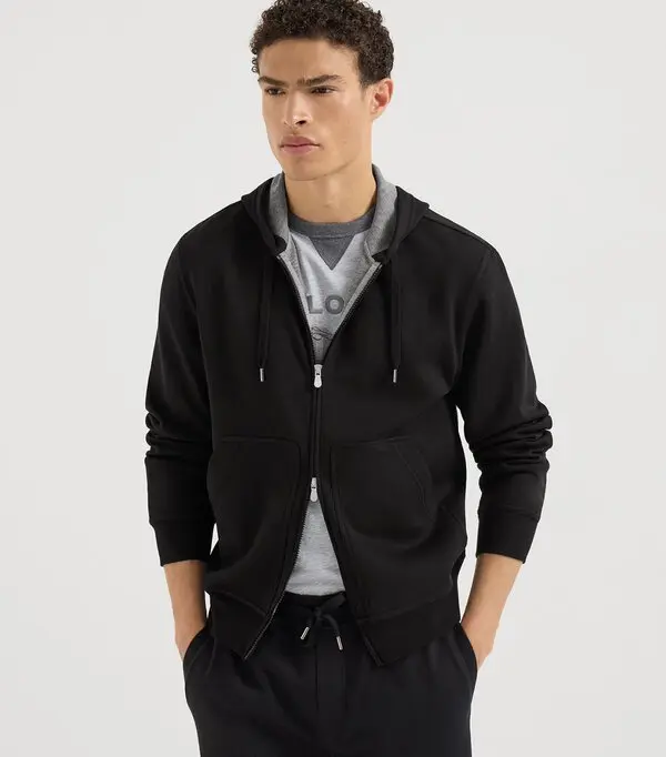 Brunello Cucinelli Cotton-cashmere-silk Hoodie