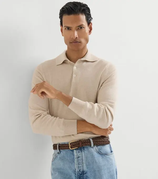 Brunello Cucinelli Cashmere Polo Sweater