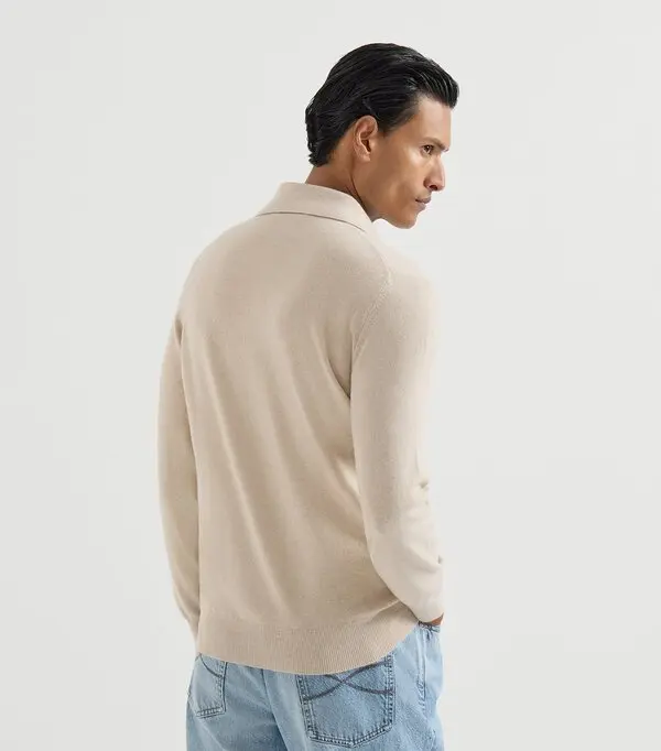 Brunello Cucinelli Cashmere Polo Sweater