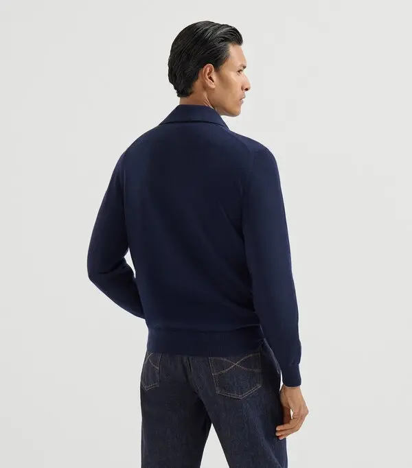 Brunello Cucinelli Cashmere Polo Sweater
