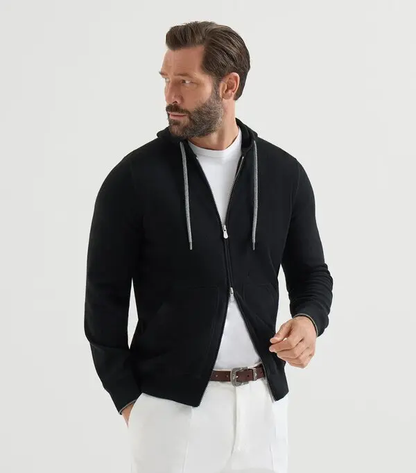 Brunello Cucinelli Cashmere Hooded Cardigan