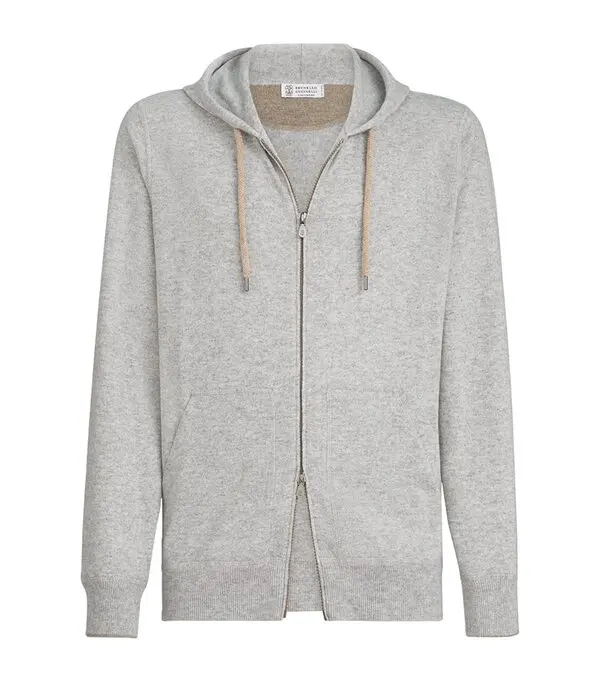 Brunello Cucinelli Cashmere Hooded Cardigan