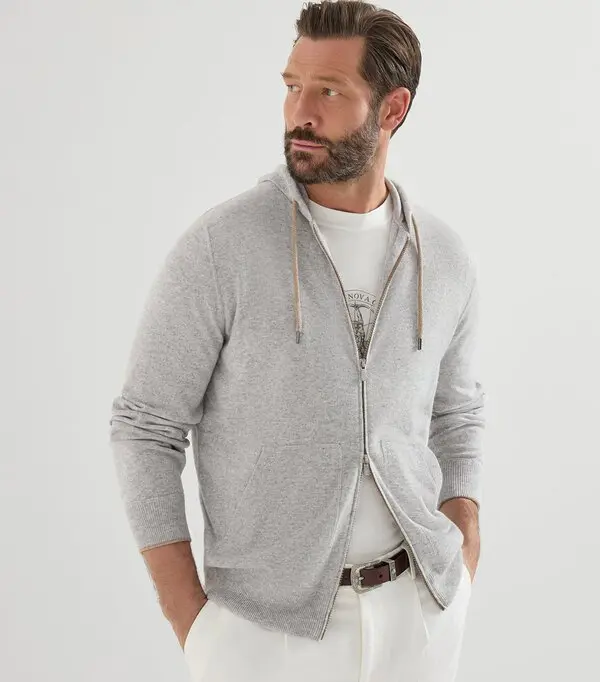Brunello Cucinelli Cashmere Hooded Cardigan
