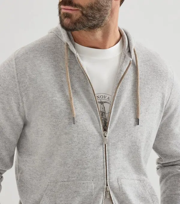 Brunello Cucinelli Cashmere Hooded Cardigan
