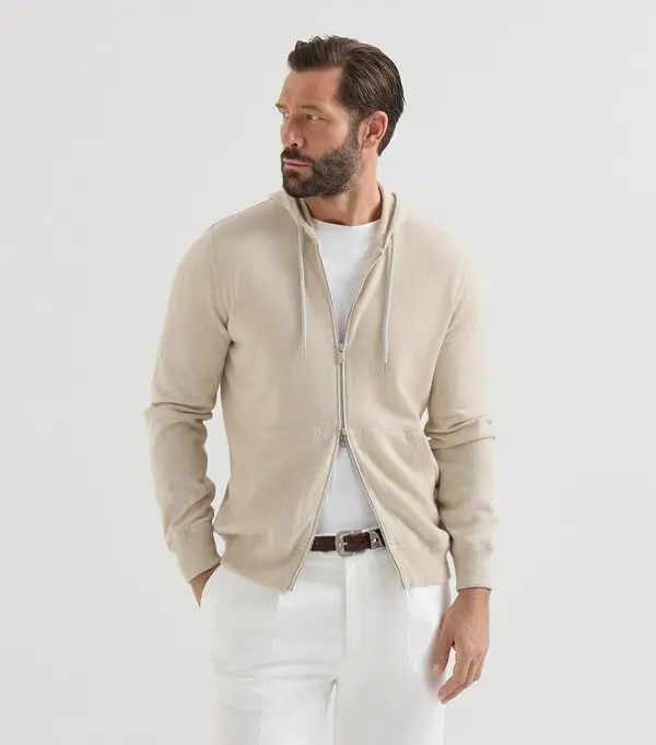 Brunello Cucinelli Cashmere Hooded Cardigan