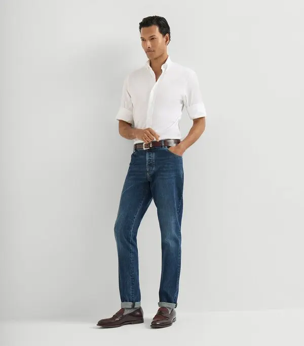 Brunello Cucinelli Comfort Denim Straight Leg Jeans