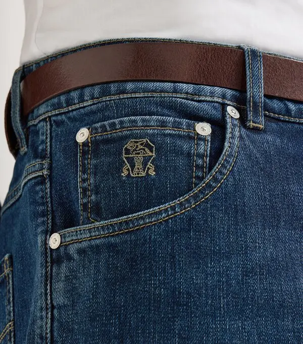 Brunello Cucinelli Comfort Denim Straight Leg Jeans
