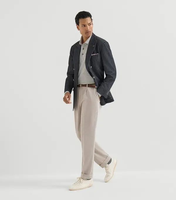 Brunello Cucinelli Cashmere Polo Sweater