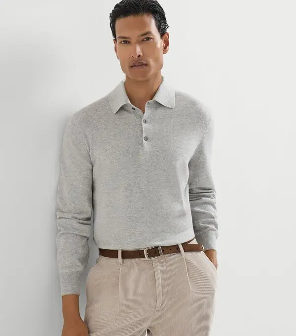 Brunello Cucinelli Cashmere Polo Sweater