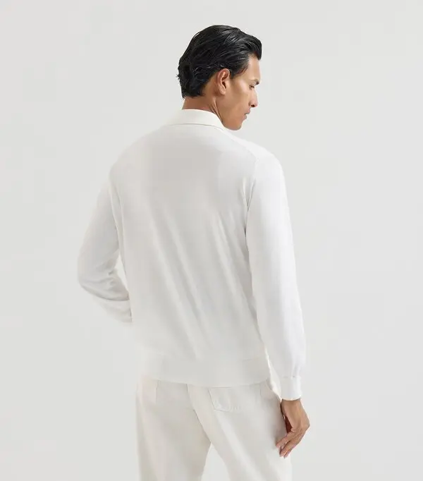 Brunello Cucinelli Cotton Polo Sweater