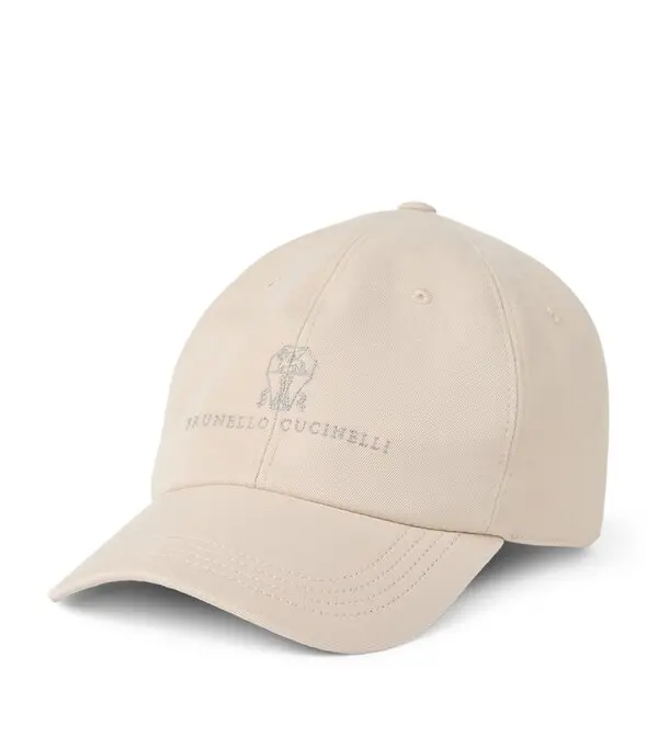 Brunello Cucinelli Cotton Crest Cap