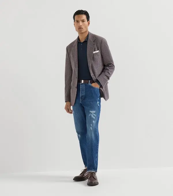 Brunello Cucinelli Cotton Polo Sweater