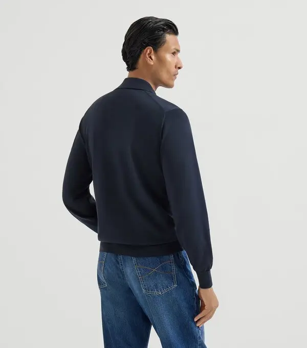 Brunello Cucinelli Cotton Polo Sweater