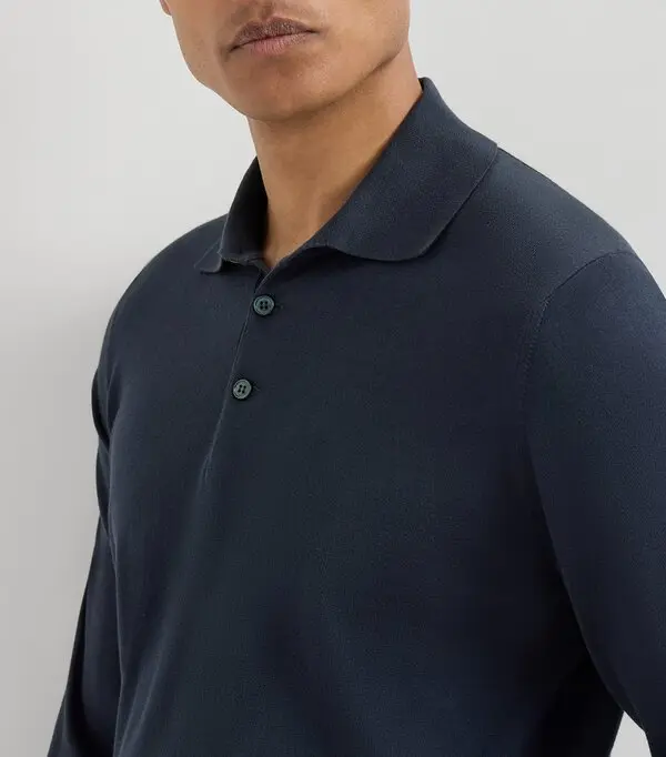 Brunello Cucinelli Cotton Polo Sweater