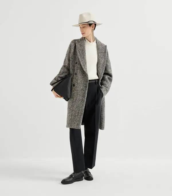Brunello Cucinelli Wool-blend Straight Trousers