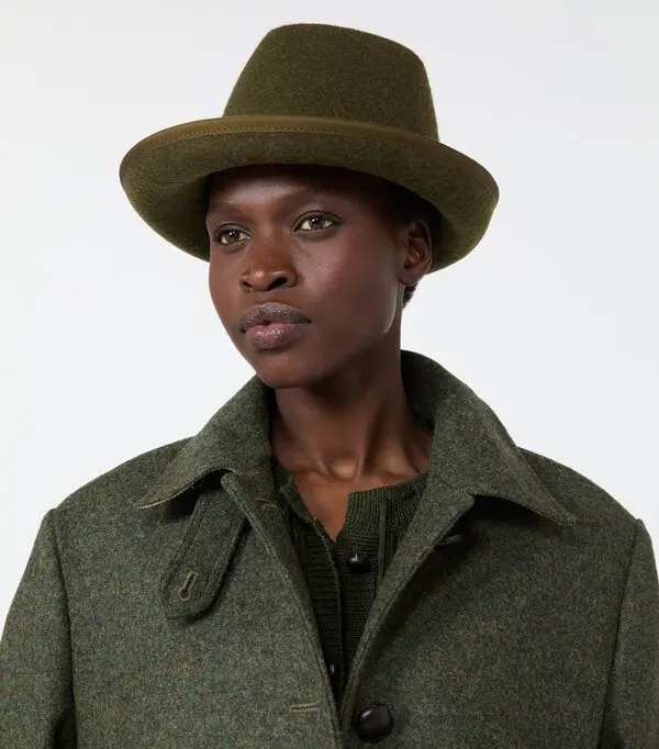 Max Mara Wool Fedora Hat