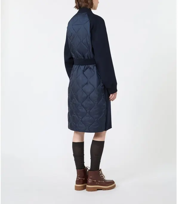 Max Mara Virgin Wool Quilted Coat
