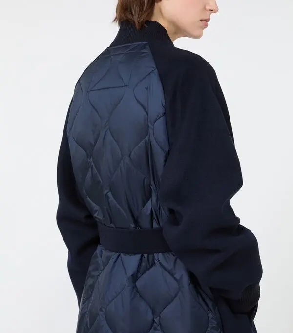 Max Mara Virgin Wool Quilted Coat
