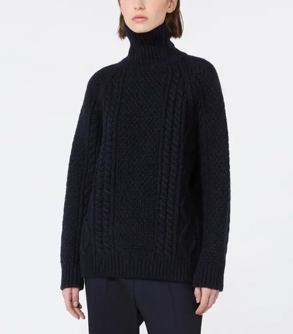 Max Mara Wool-blend Rollneck Sweater