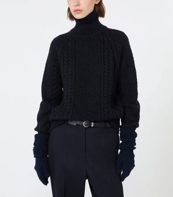 Max Mara Wool-blend Rollneck Sweater