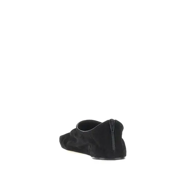 THE ROW Suede Leather Slippers