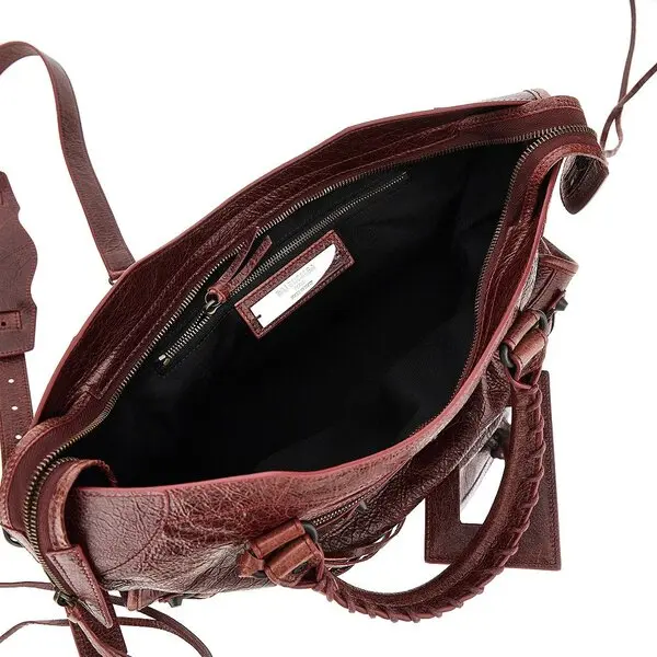 Balenciaga Arena Leather Medium 'le City' Bag - Red