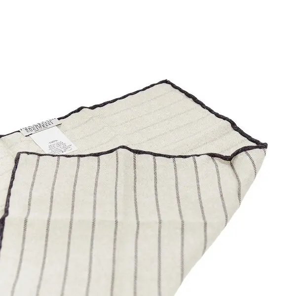 Brunello Cucinelli Jacquard Silk Pocket Square