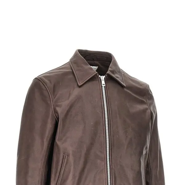 Our Legacy Waxed Leather Jacket