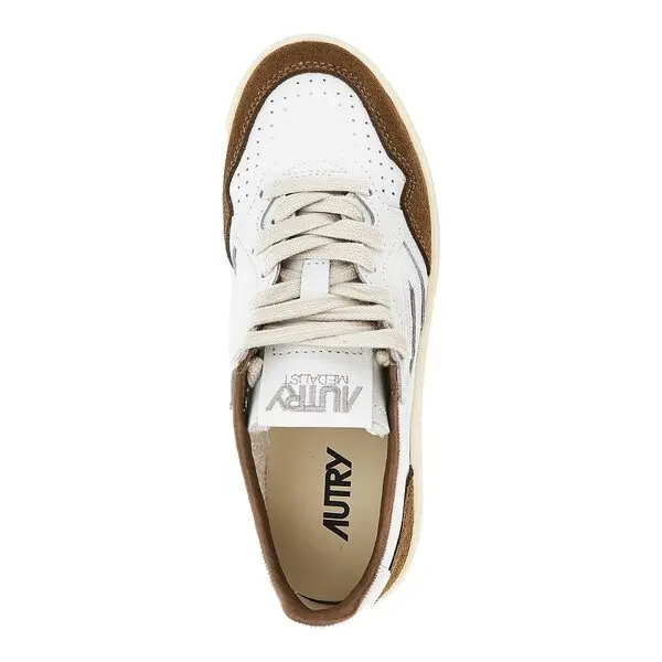 AUTRY Medalist Low' Leather And Suede Sneakers