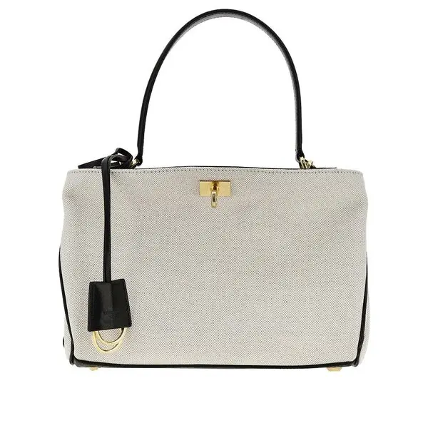 Balenciaga Canvas Small Rodeo Bag - Beige