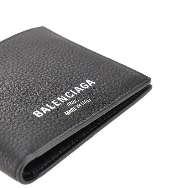 Balenciaga Grained Leather Bi-fold Wallet