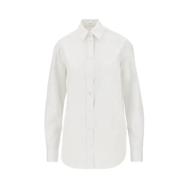 THE ROW Gavina Poplin Shirt - White