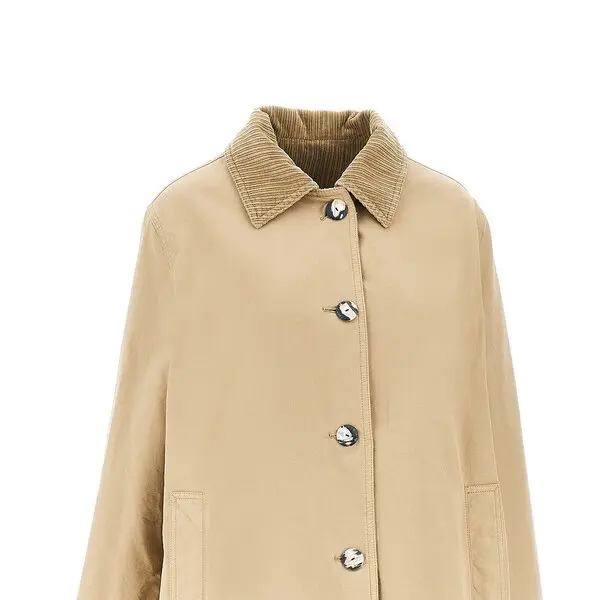 THE ROW Etoli Reversible Cotton Coat - Beige