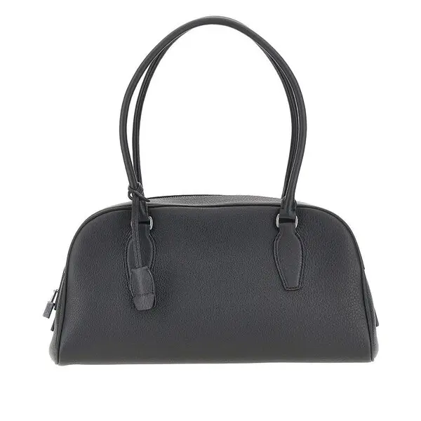 THE ROW Grained Leather E/w India Bag - Black