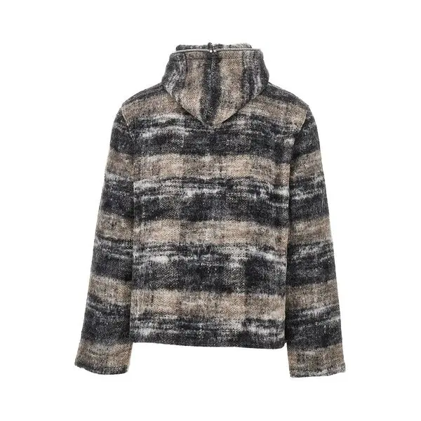 Our Legacy Check Wool-blend Full-zip Hoodie